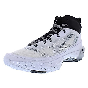 Nike Men's Air Jordan XXXVII Basketball Shoe (White/Citrus/Black, us_Footwear_Size_System, Adult, Men, Numeric, Medium, Numeric_9)