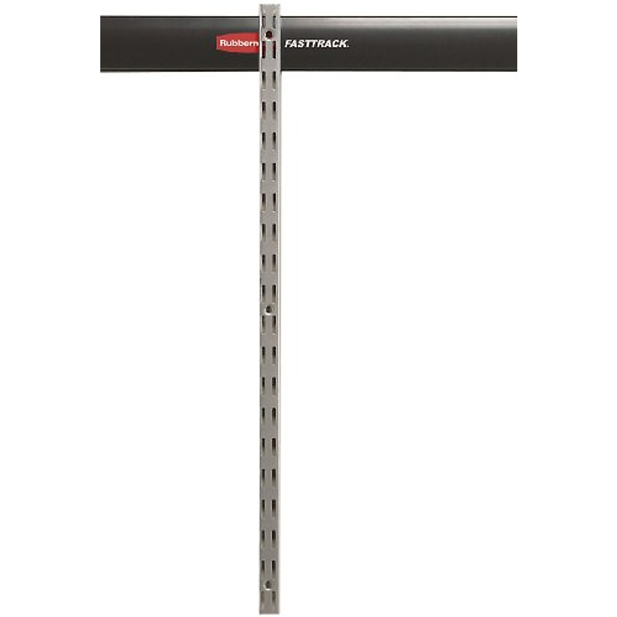 Rubbermaid Fasttrack Garage Storage Vertical Ball Rack & Fasttrack Garage Storage System Upright Rail, 25" (1784365)