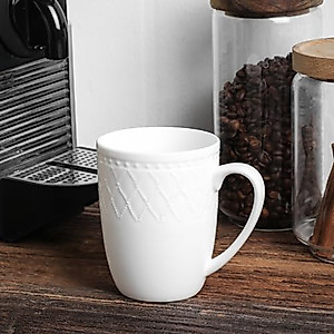 Stone Lain Alexandria 32-Piece Dinnerware Set Bone China, White