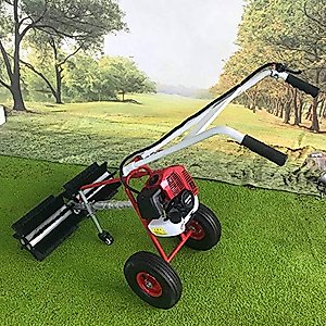 Portable Grass Brush Power Broom Gas Powered Sweeper