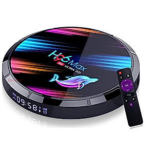 H96 Max X3 TV Box Android 9.0 4GB 32GB Android TV Box Amlogic S905X3 64-bit Quad core A55 CPU G31 GPU Support 2.4G/5G Dual Wifi/1000M LAN/BT 4.0/USD3.0/H265/HD2.1/3D 4K/8K Smart TV Box