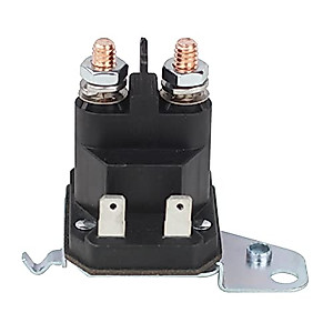 Starter Solenoid 12V 100A 4 Terminals Replacement for Cub Cadet 725-06153A Craftsman 532192507 Trombetta 862-1241-211-12 MTD Lawn Mower Tractors 762-1261-211-51 762-1261-211-50