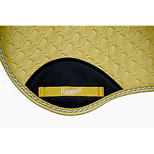 Rhinegold Unisex's 413-C-YELL Performance Saddle Cloth, Yellow, Cob