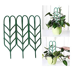 Nuojie Gardening Irrigation Dripper 5Pcs Plastic Frame Pergola Flower Stand Pergola Flower Stand, Climbing Frame Garden Greenhouse Greenhouse Crop Tools (Color : 15mm)