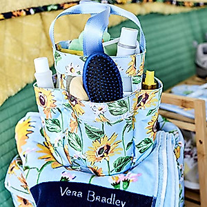 Vera Bradley Women's Recycled Lighten Up Shower Caddy, Cloud Vine Multi, One Size