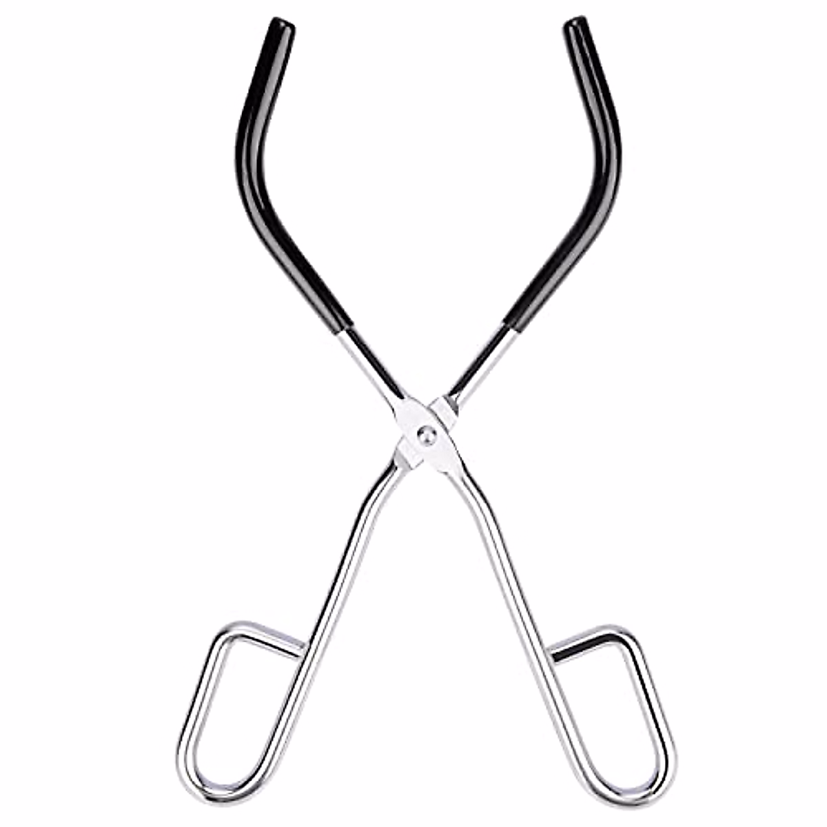 stonylab Beaker Tongs, Laboratory Beaker Clamp Beaker Tongs with Plastic Coated Jaws, 10 inches Length