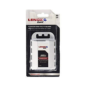 Lenox 20351GOLD50D 5 Pack 50 Pc. Gold Utility Knife Blade