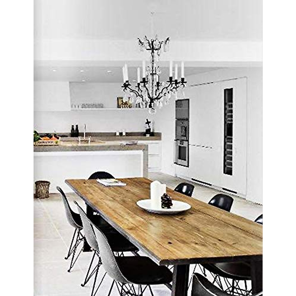 2xHome CH-RayBWR Dining Chair, Black,1 piece