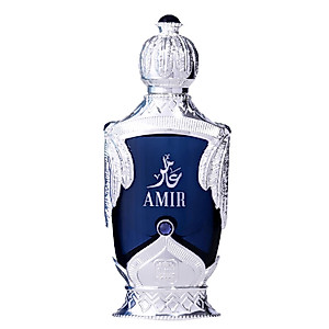 NASEEM Amir Concentrated Perfume Oil - Arabian Perfume for Men Alcohol Free & Long Lasting Aromatic & Fresh Perfume 0.67 Fl Oz