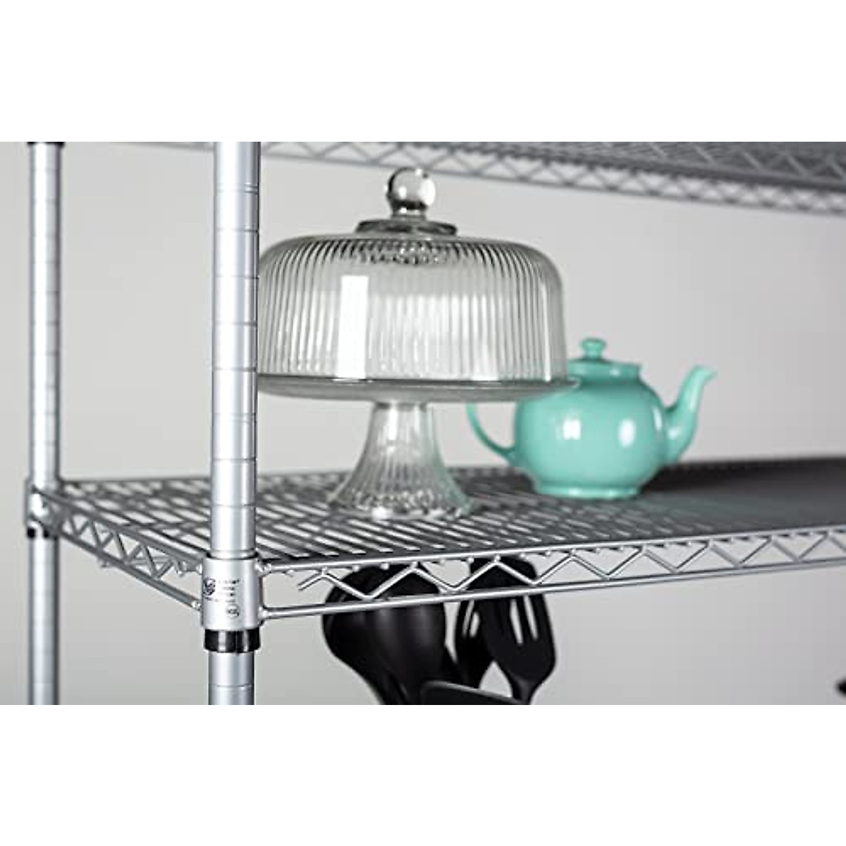 Omega 24" Deep x 36" Wide x 54" High 5 Tier Gray Starter Shelving Unit