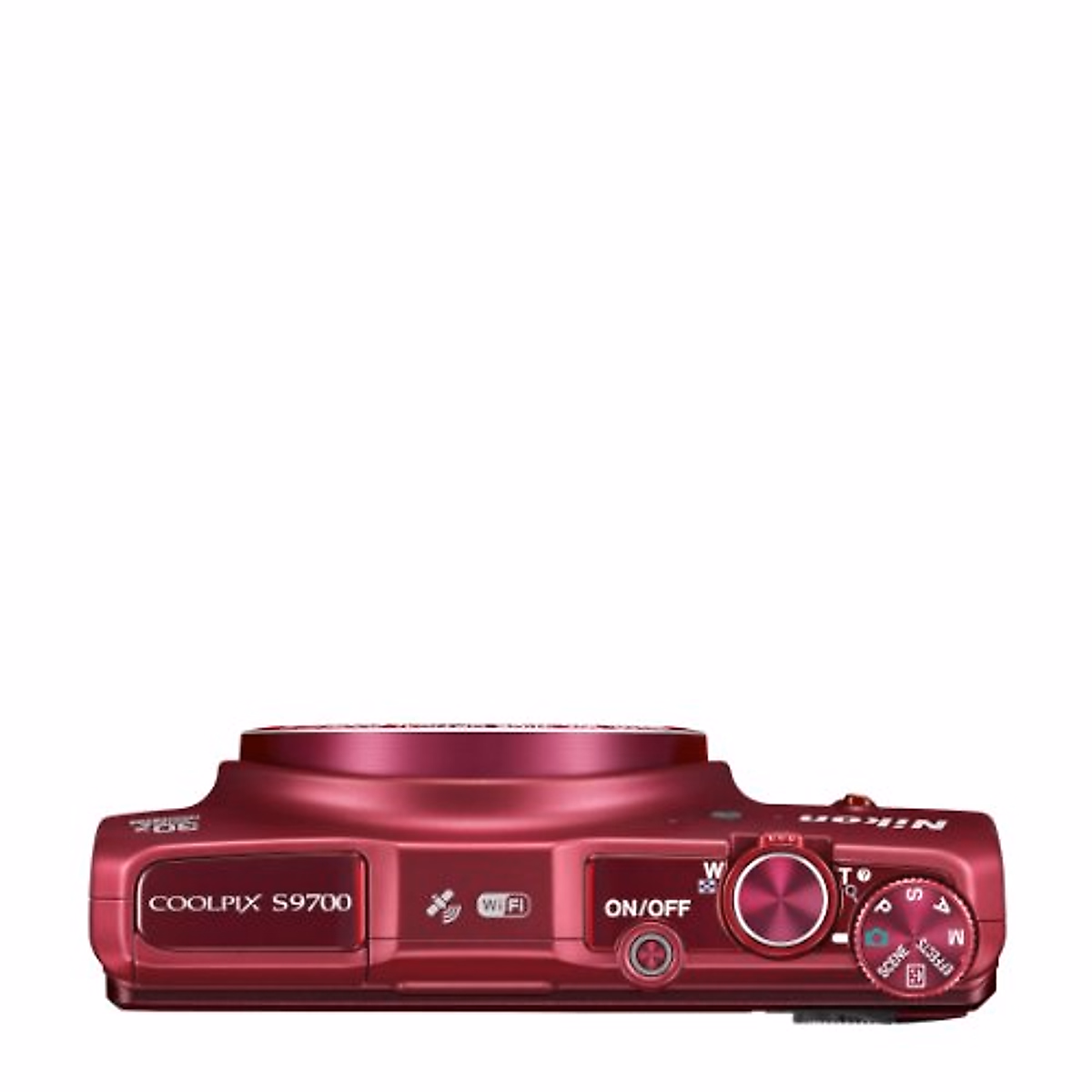 Nikon COOLPIX S9700 Compact Digital Camera - Red (16.0 MP, 30x Zoom) 3.0 inch