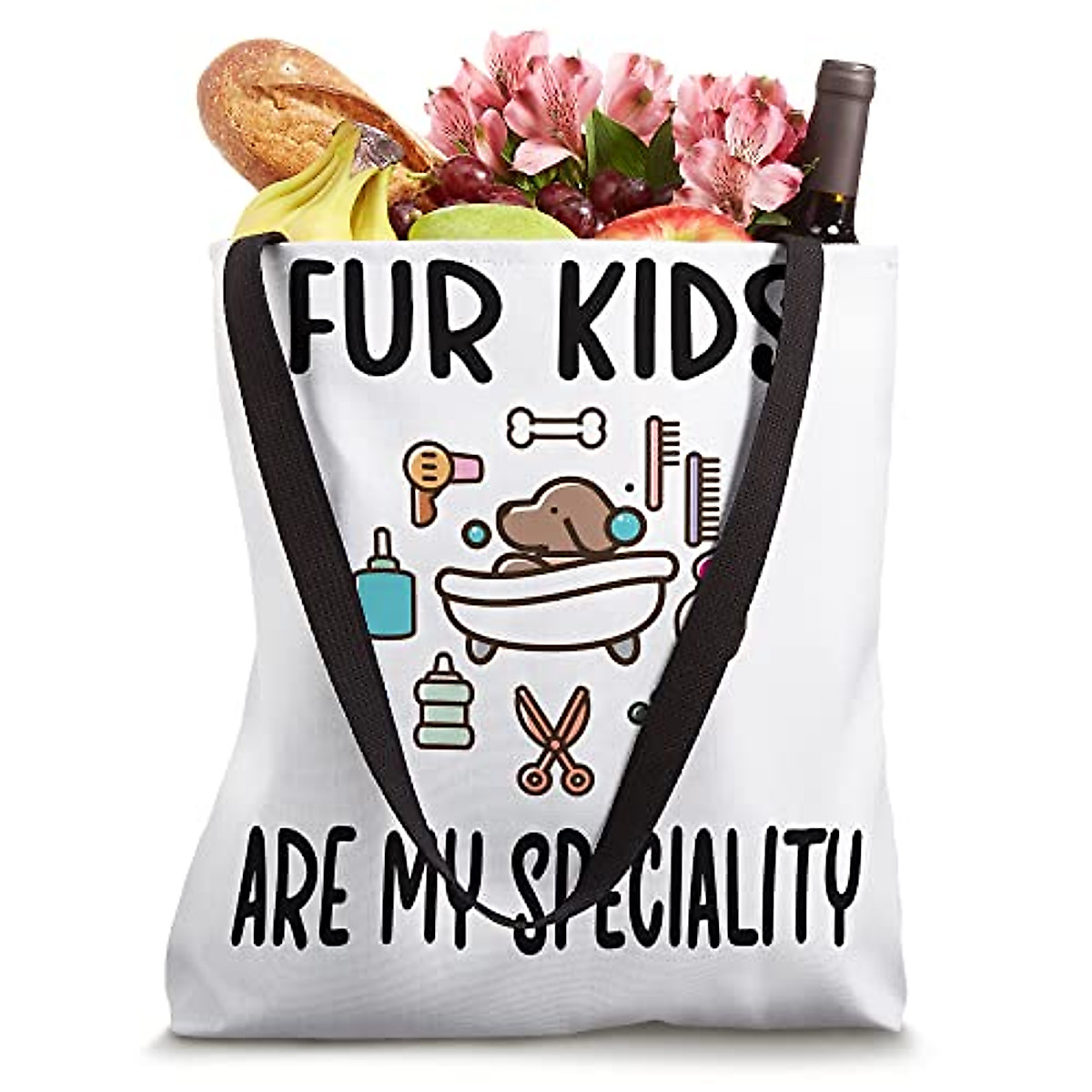 Fur Kids Dog Groomer Dog Grooming Puppy Groomer Tote Bag