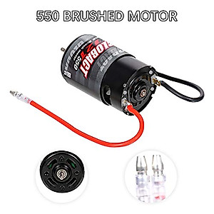 Globact Rc Motor 550 12T Brushed Motor for 1/10 RC Scale Electric Short Course Truck car Slash 2WD/4WD Redcat ARRMA AXIAL HSP HPI Wltoys Kyosho HELION 10SC