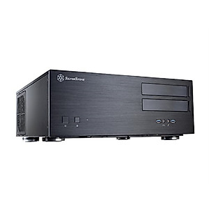SilverStone Technology Home Theater Computer Case with Aluminum Front Panel for E-ATX/ATX/Micro-ATX Motherboards GD08B