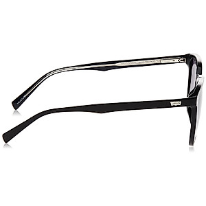 Levi's LV 5008/S Square Sunglasses, Black, 52mm, 18mm