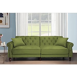 Legend Vansen Futon Sofa Bed,Sleeper Sofa,Mid-Century Modern Futon Couch,Convertible Sofa,Sofa Cama for Living Room and Bedroom