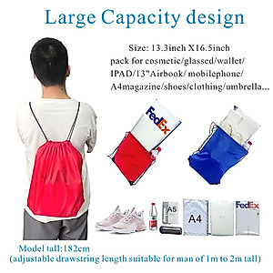 Drawstring Backpack Bulk 20 Pcs Draw String Backpack Bags DIY Gym Sports Traveling Yoga Cinch Bag Sackpack Drawstring (Royal Blue bluenoya)