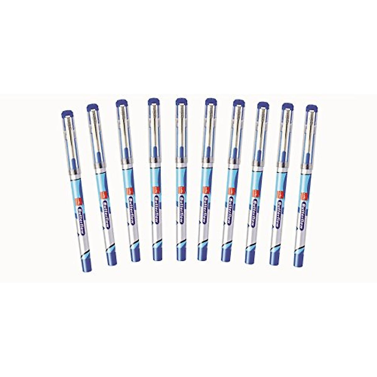 Cello Butterflow Ball Pen Set - Pack of 10 (Blue)