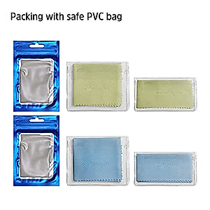 Bilymate Multi-Purpose Microfiber Eyeglass & Lens & Screen & Glass & Camera & Photo Cleaning Cloths and Laptop Screen Cleaning Wipe Cloth,no Fog Clean Cloth - 6Packs, Assorted Colors