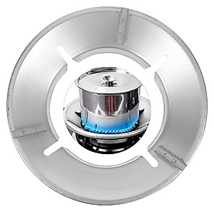 Kichvoe Wok Rack for Gas Stove 2PCS Wok Ring For Gas Stove Stainless Steel Wok Rack Round Bottom Wok Accessories-10 * 2Inches Wok Stand