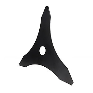 Aurorad Professional 1pc 3 Teeth Brush Cutter Blade Grass Trimmer Blade Brush Cutter Cutting Disc Garden Tools