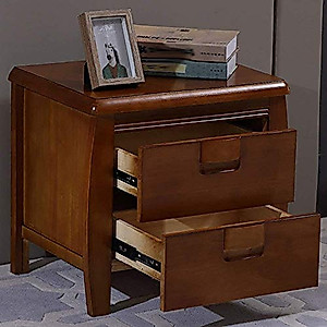 ZHAOLEI Solid Wood Bedside Table Nordic Home Simple Nightstand Bedside Storage Cabinet Bedroom Furniture