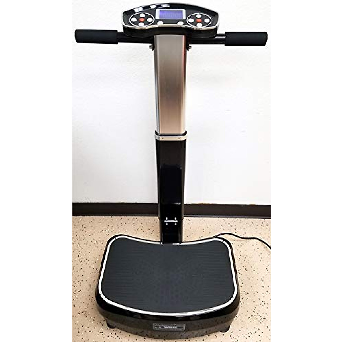 Mini Folding Pro 1500w Dual Motor Vibration Plate Exercise Cardio Workout Fitness Machine - 3 Vibration Modes - BMI