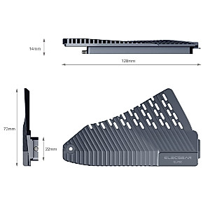 ElecGear PS5 NVMe SSD Heatsink, EL-P5C Heat Pipe + Solid Aluminum Cooler for PlayStation 5 Internal PCIe M.2 NVMe 4.0 Gen4 Gaming Memory, Thermal Pads and Re-Designed SSD Mounting Post Kit