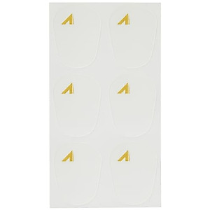 Vandoren VMC6 Mouthpiece Cushions; Clear; Thin; 0.35mm/.014"; Pack of 6