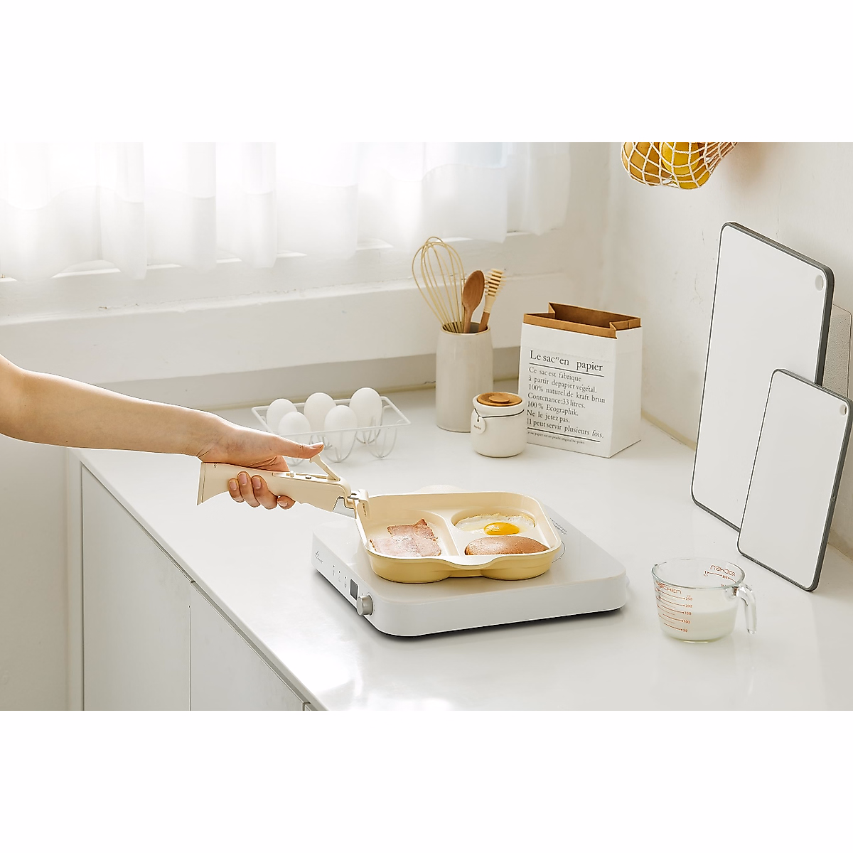 BESPOKE MULTI HANDLE For BRUNCH PAN, EGG PAN, Detachable handle