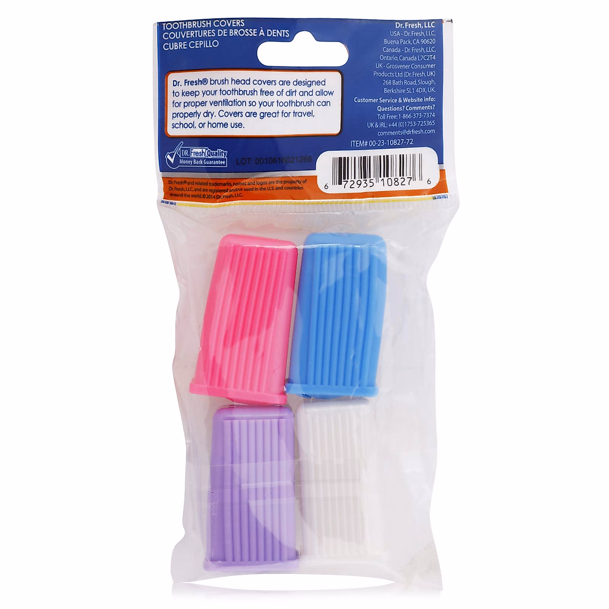 Dr. Fresh Adult Toothbrush Set, Battery Powered, Soft