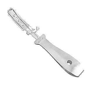 DOITOOL Pig Hair Scraper Kitchen Meat Pork Hair Blade Remover Food Processing Hair Shaver Gadget for Home Kitchen (Without Blade)