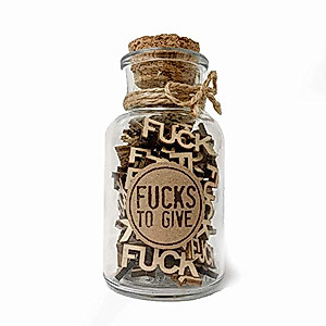 Jar of Fucks (5oz) Gift Jar"Fucks to Give"