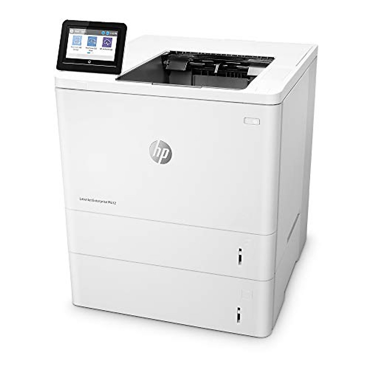 HP LaserJet Enterprise M612x Monochrome Printer with built-in Ethernet, 2-sided printing & extra paper tray (7PS87A), White