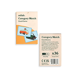 Relish Category Snap - Matching Card Game, Dementia Activities for Seniors, Alzheimer's Products