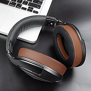 SOULWIT Cooling Gel Ear Pads for Sennheiser HD599/HD598/SE/CS/SR/HD595/HD569/HD558/HD518/HD515/Game Zero/G4ME Zero, Earpads Cushions for PC37X/PC38X/PC350/PXC350/PXE350/PC360/HD380/HD380-Pro (Coffee)