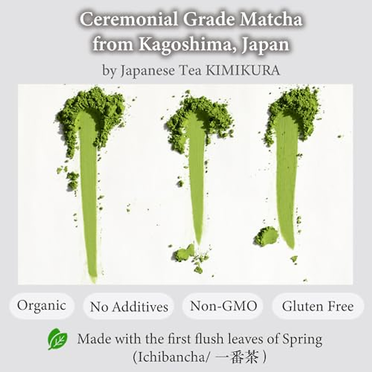 ORGANIC CEREMONIAL Matcha Green Tea Powder from Kagoshima JAPAN | Japanese Tea KIMIKURA | Matcha KIMIKURA (Organic Ceremonial Matcha)