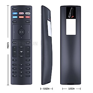 Universal Remote Controller for Vizio Smart TV，XRT136 Replacement Compaitble for All Vizio UHD LED LCD HD 4K HDR and More TVs(D-Series E-Series P-Series V-Series)