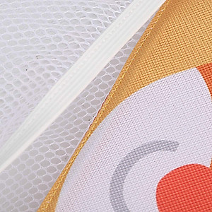 Weiyirot Bath Tub Toy Holder Basket, Mesh Bathroom Toys Mesh Toys Storage Net, Holder Basket Organizer Durable Storage Bag for Organizering Bathroom Stuffed Animal Baby(Yellow)