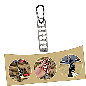 Outanaya Canopies Accessory Bike Attachment Pegs Camping Container Stake Garden Daily Peg Outdoor Spikes Stakes Holder Practical Spike with Hiking Tool Convenient for Steel Nail Camping Storage Tools