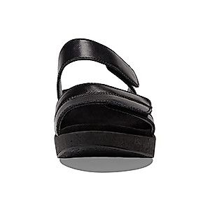 Alegria Women's Mena Black Platform Wedge Sandal 9 M US
