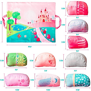 Hapinest Unicorn Carry Playmat Soft Toys Gifts for Baby Girls Ages 1 Year and Up