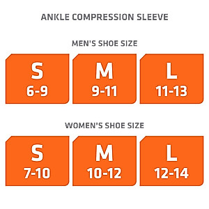 Shock Doctor Ankle Comp SLV Wrap Blk S