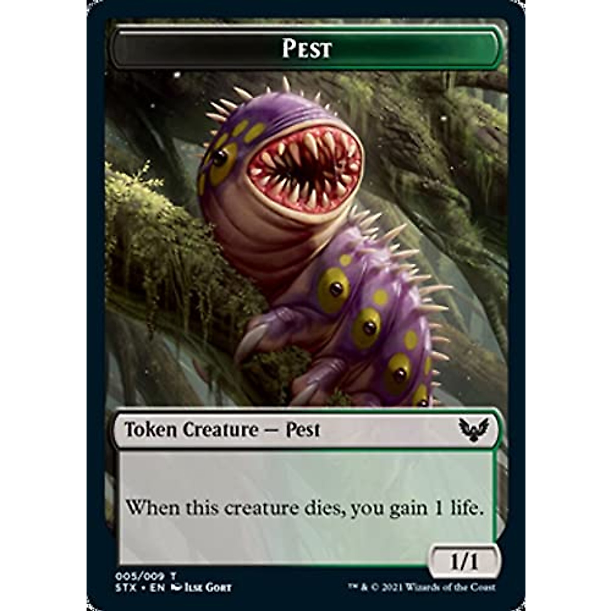 Magic: the Gathering - Pest Token (005) - Strixhaven: School of Mages