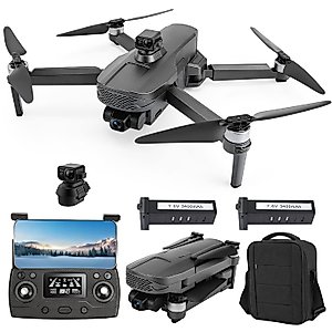 Tucok 011RTS Drone with 4K Camera for Adults, 9800ft 5Ghz FPV Transmission,GPS 3-Axis Gimbal Quadcopter with EIS Camera,Obstacle Avoidance, 56Mins Long Flight Time,Brushless Motor,Auto Return Home