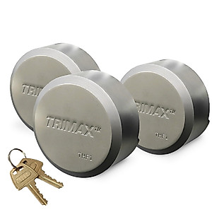 Trimax THP3XL Hockey-Puck Shackle Trailer Door Lock-3 Pack
