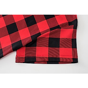 CYCHELRY Teen Girls Nightgowns-Loose Short Sleeve Sleepwear Cute Red Christmas Deer Nightdress Tween Pajamas Size 14