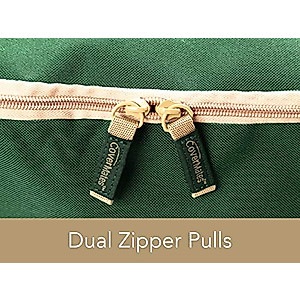 Covermates Keepsakes - Storage Duffel Bag - Heavy Duty Polyester - Reinforced Handles - Closet Storage-Green