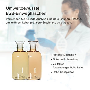 Environmental Express AO-53200-02 Disposable BOD Bottle, 300 mL (100 Pack)