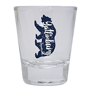 Gatlinburg Tennessee Souvenir Great Smoky Mountains Bear Round Shot Glass
